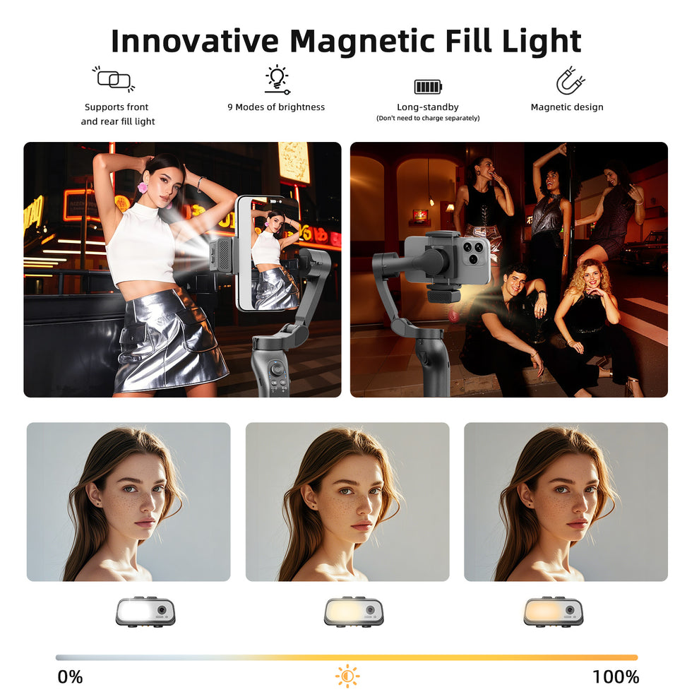 KOSCHEAL L7Bpro puls AI Estabilizador para Celular